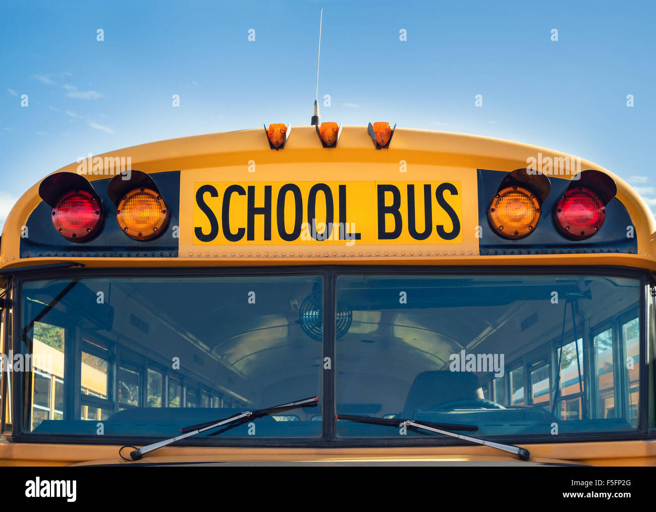 Bus back view hi-res stock photography and images - Alamy
