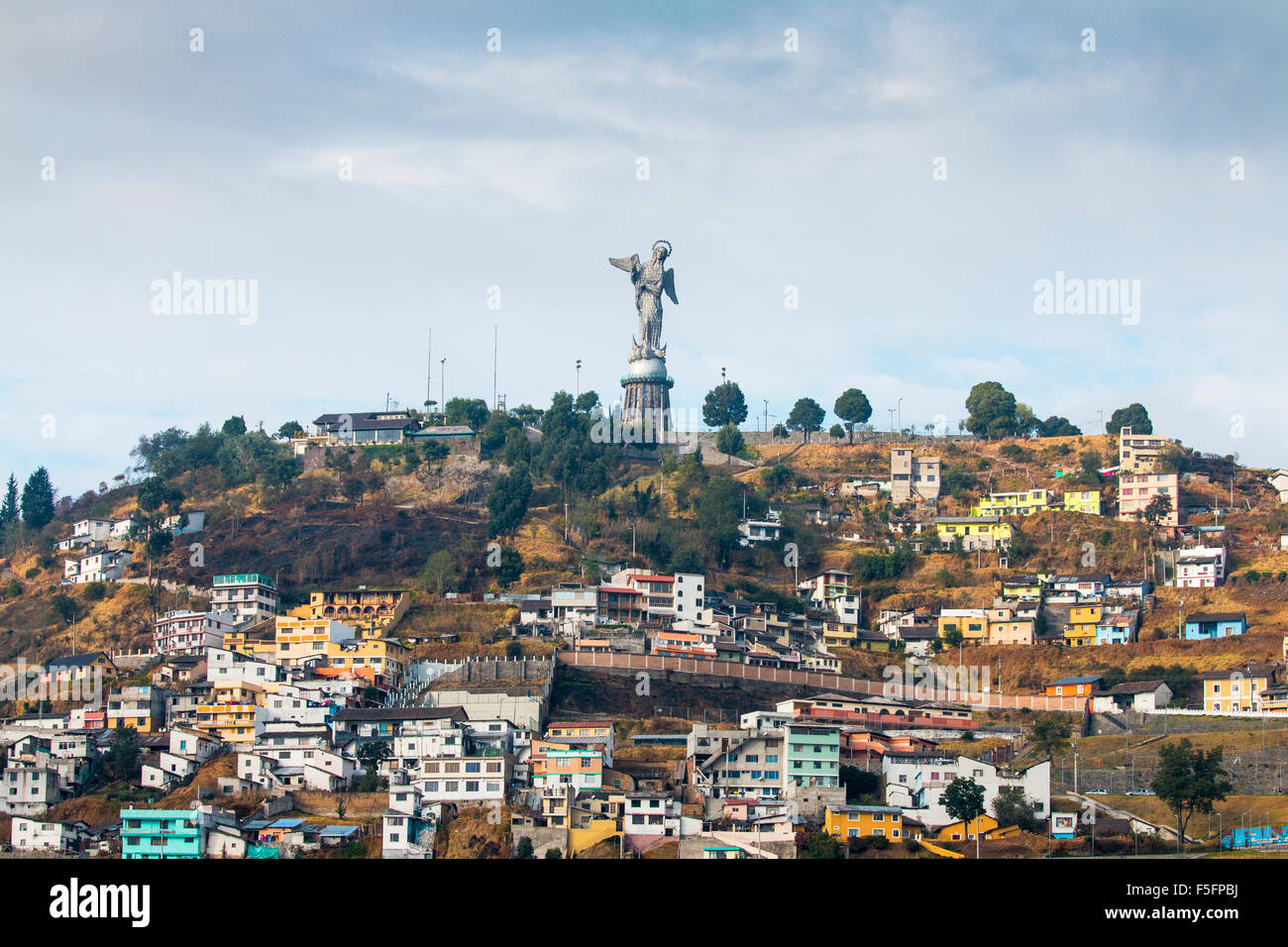 Located on top of the Cerro El Panecillo, this imposing sculpture can ...