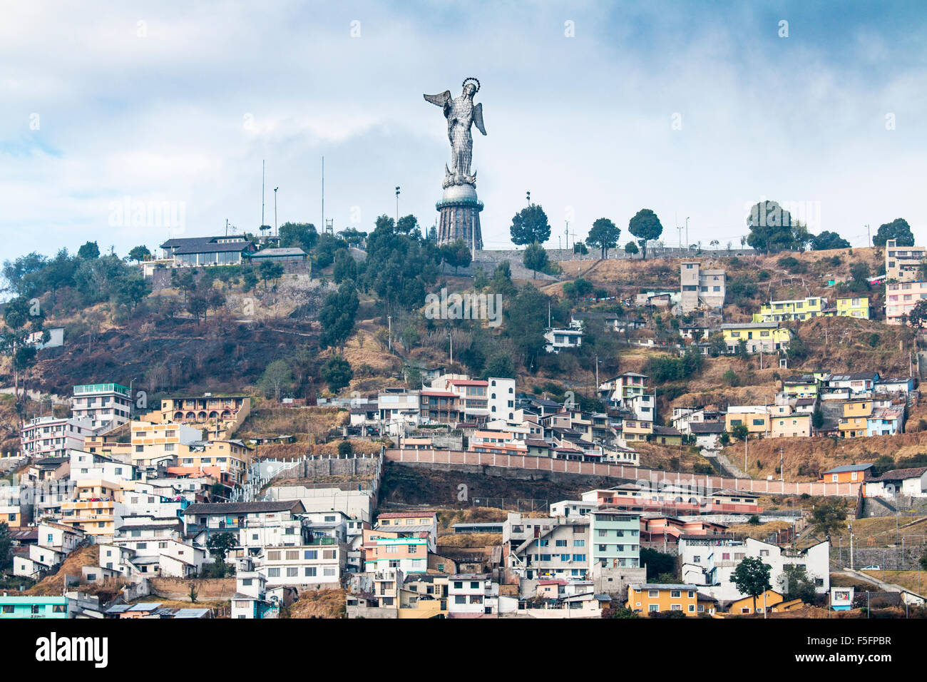 Located on top of the Cerro El Panecillo, this imposing sculpture can ...
