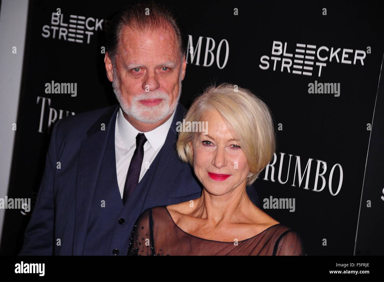 New York, NY, USA. 3rd Nov, 2015. Taylor Hackford, Helen Mirren at ...