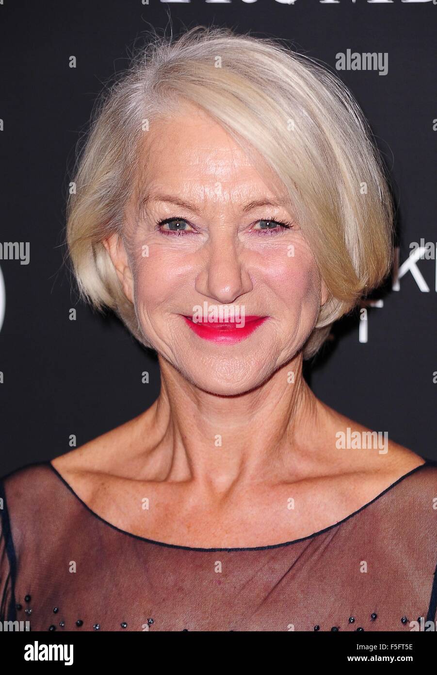 New York, NY, USA. 3rd Nov, 2015. Helen Mirren at arrivals for TRUMBO ...