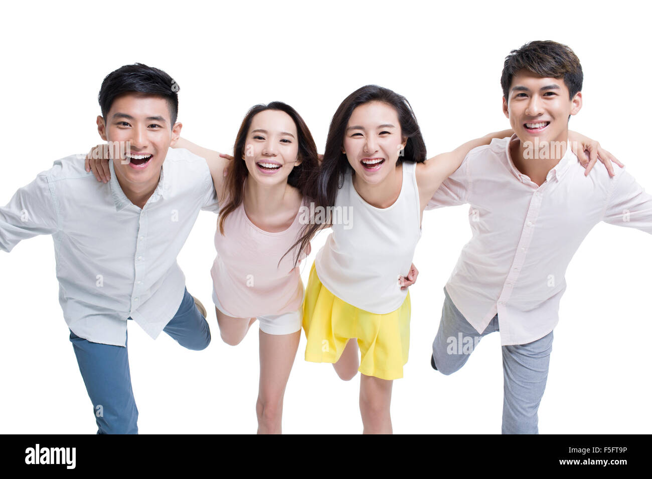 Happy young adults Stock Photo - Alamy