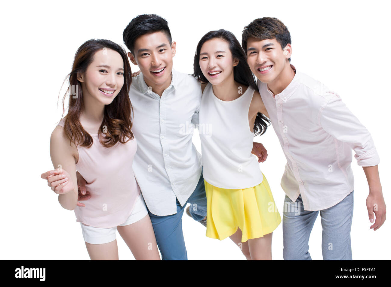 Happy young adults Stock Photo - Alamy