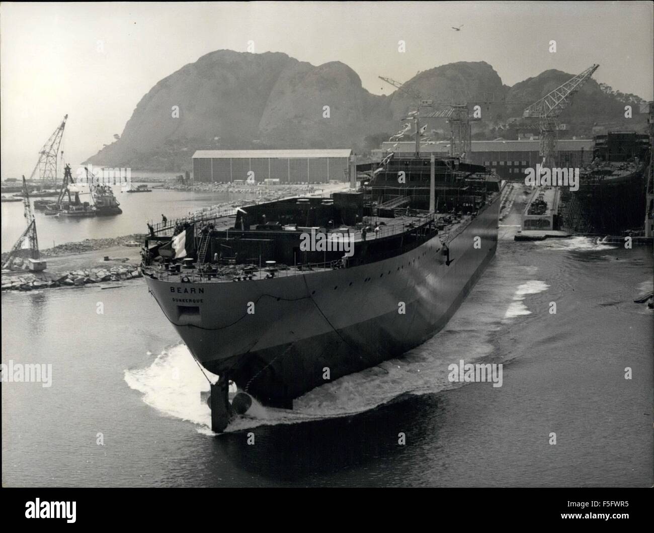 1960 - New Tanker launched Bearn a new French tanker (51,500 tons) was ...