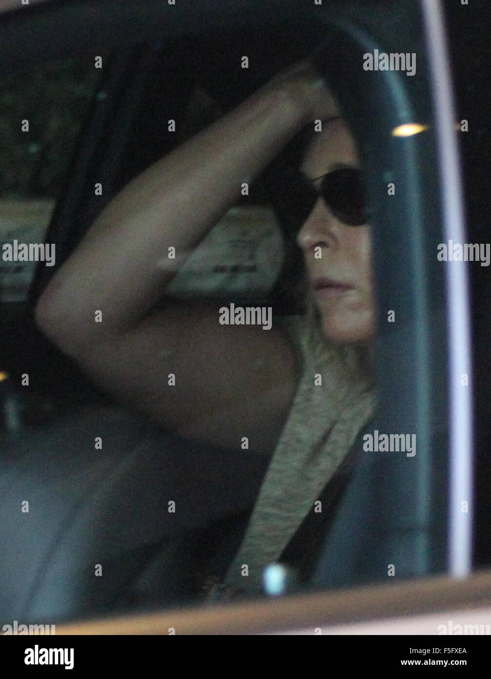 Chelsea Handler looks upset as she leaves her hotel in London in a ...