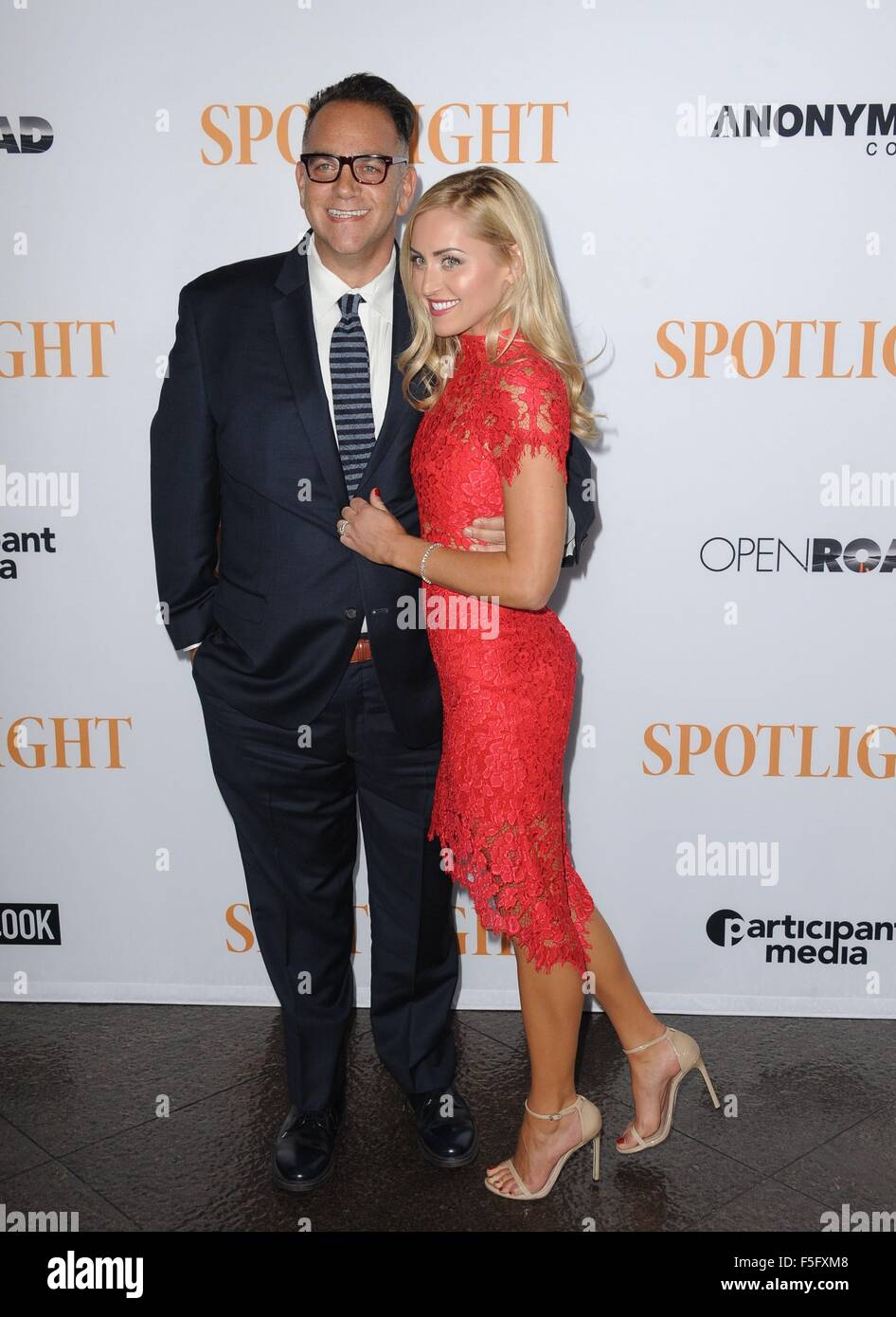 New York, NY, USA. 3rd Nov, 2015. Michael Sugar, Wife at arrivals for ...