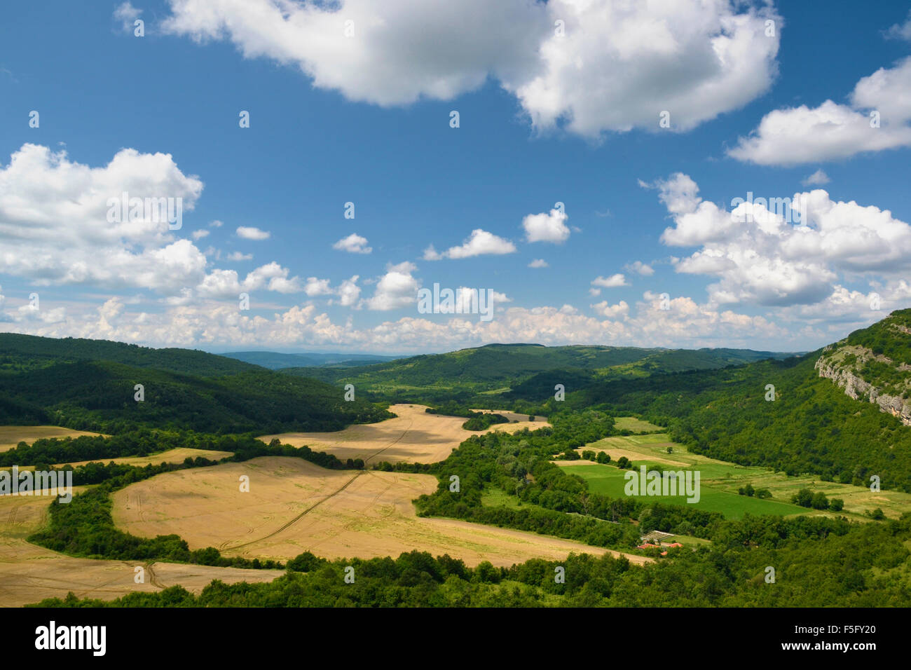 Panoramic hills green hi-res stock photography and images - Alamy