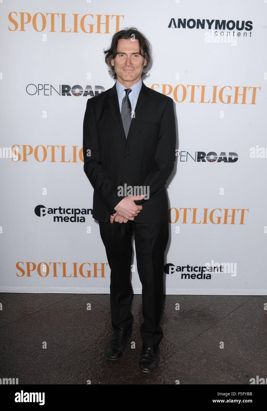 New York, NY, USA. 3rd Nov, 2015. Billy Crudup at arrivals for ...
