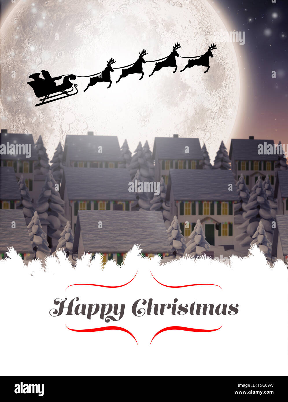 Composite image happy christmas hi-res stock photography and images - Alamy