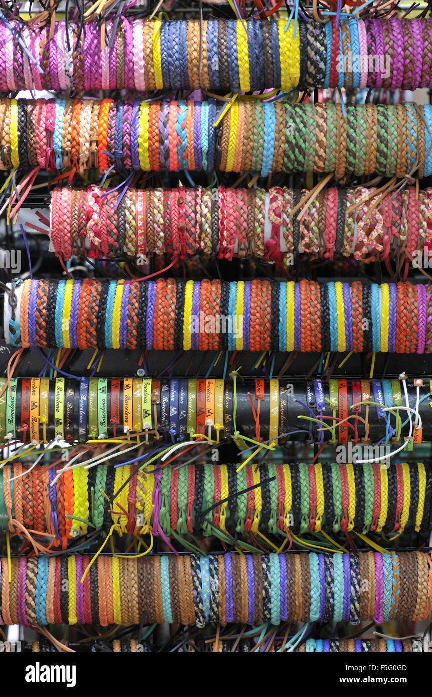 Leather bracelets as a souvenir Stock Photo Alamy