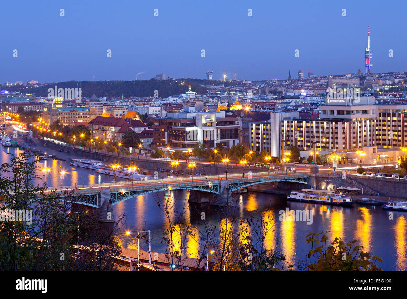 Cechuv bridge prague hi-res stock photography and images - Alamy