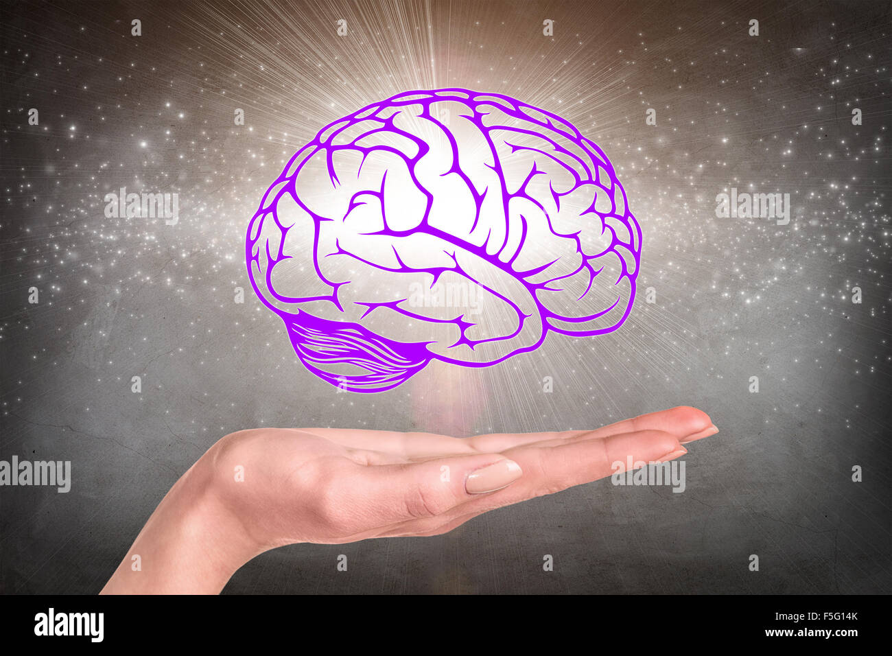 Hand brain hi-res stock photography and images - Alamy