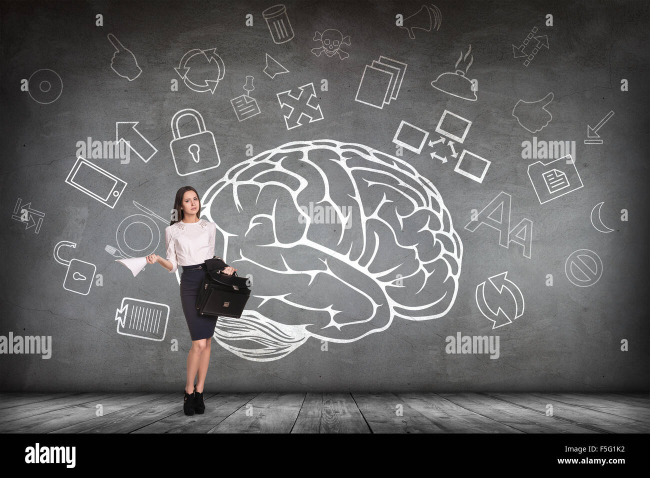 Woman concept brain hi-res stock photography and images - Alamy