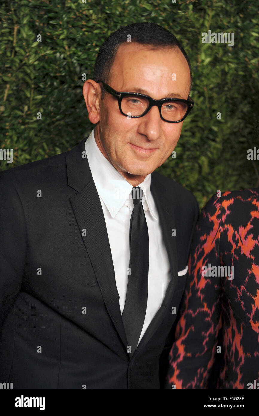 New York City. 2nd Nov, 2015. Designer Gilles Mendel attends the 12th ...