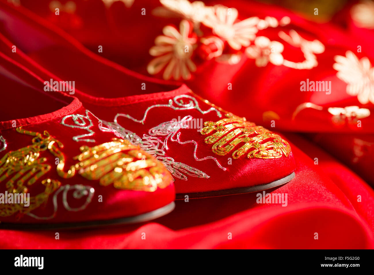 Chinese wedding shoes hi-res stock photography and images - Alamy