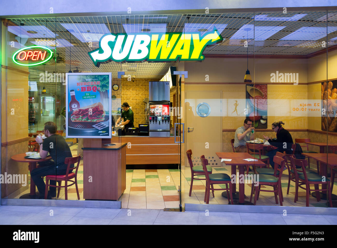 Wroclaw, Poland, Subway branch in Sky Tower Stock Photo - Alamy