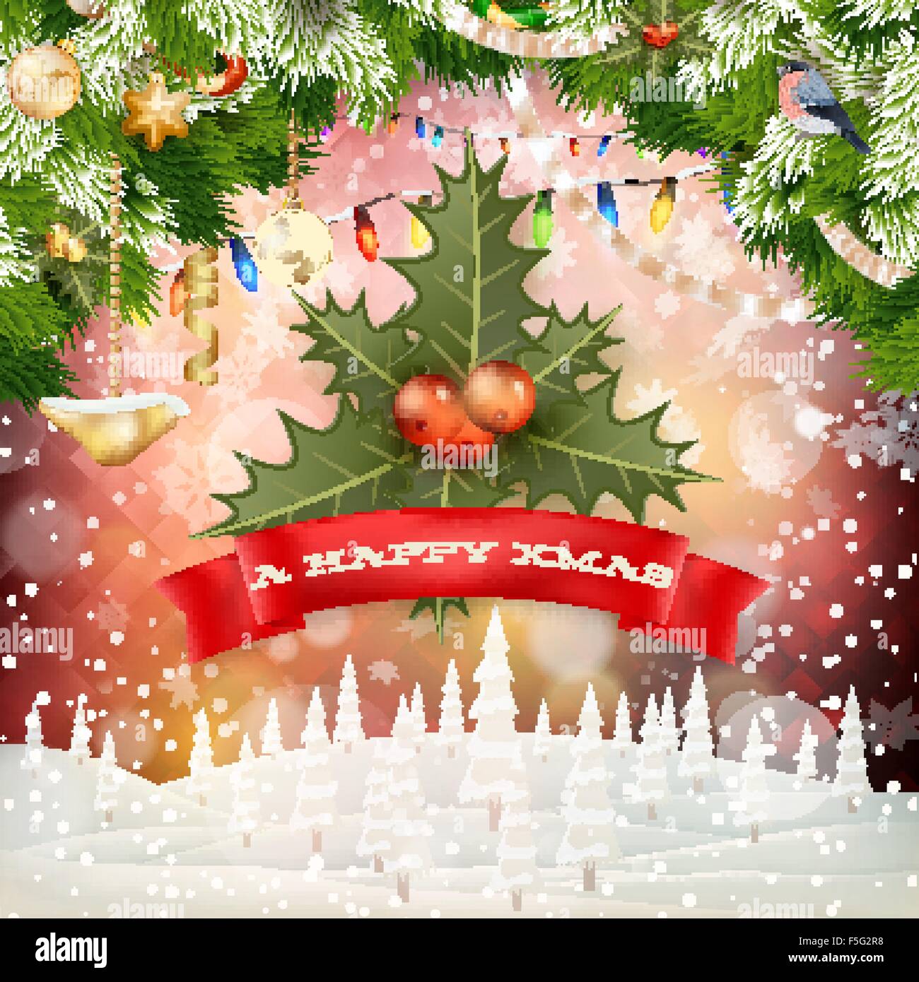 Abstract Christmas background. EPS 10 Stock Vector Image & Art - Alamy