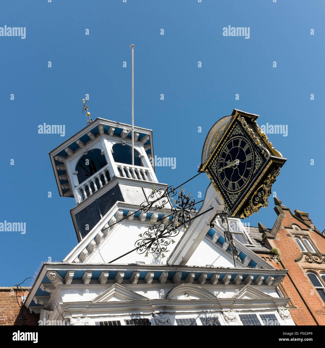 Guildford town clock hi-res stock photography and images - Alamy