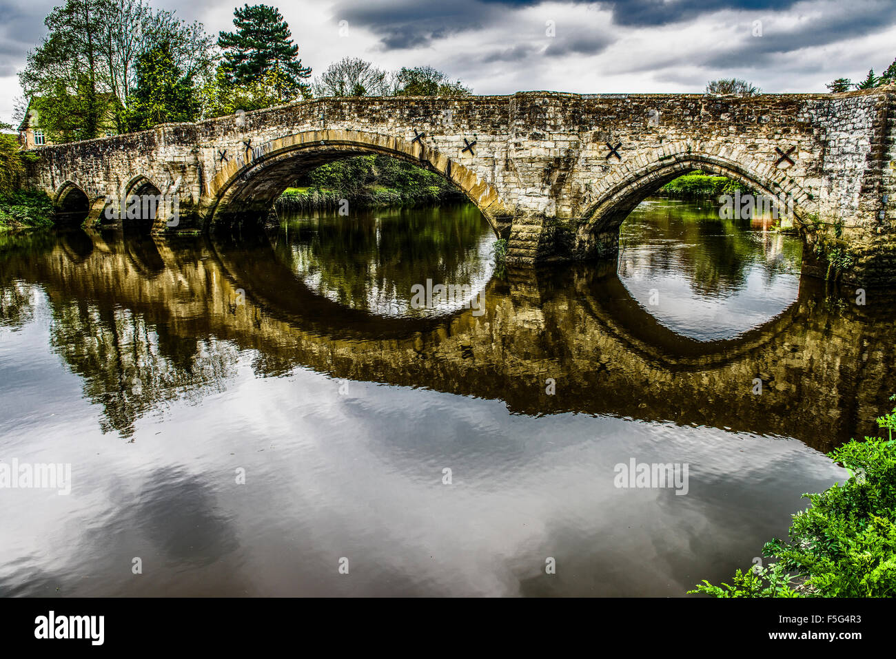 Aylesford Bridge over the RIver Medway Stock Photo - Alamy