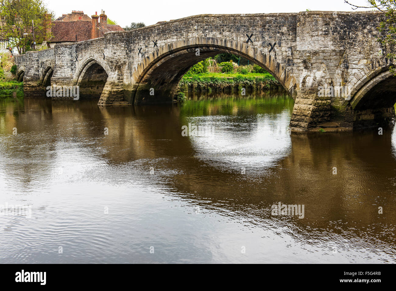 Aylesford Bridge over the RIver Medway Stock Photo - Alamy