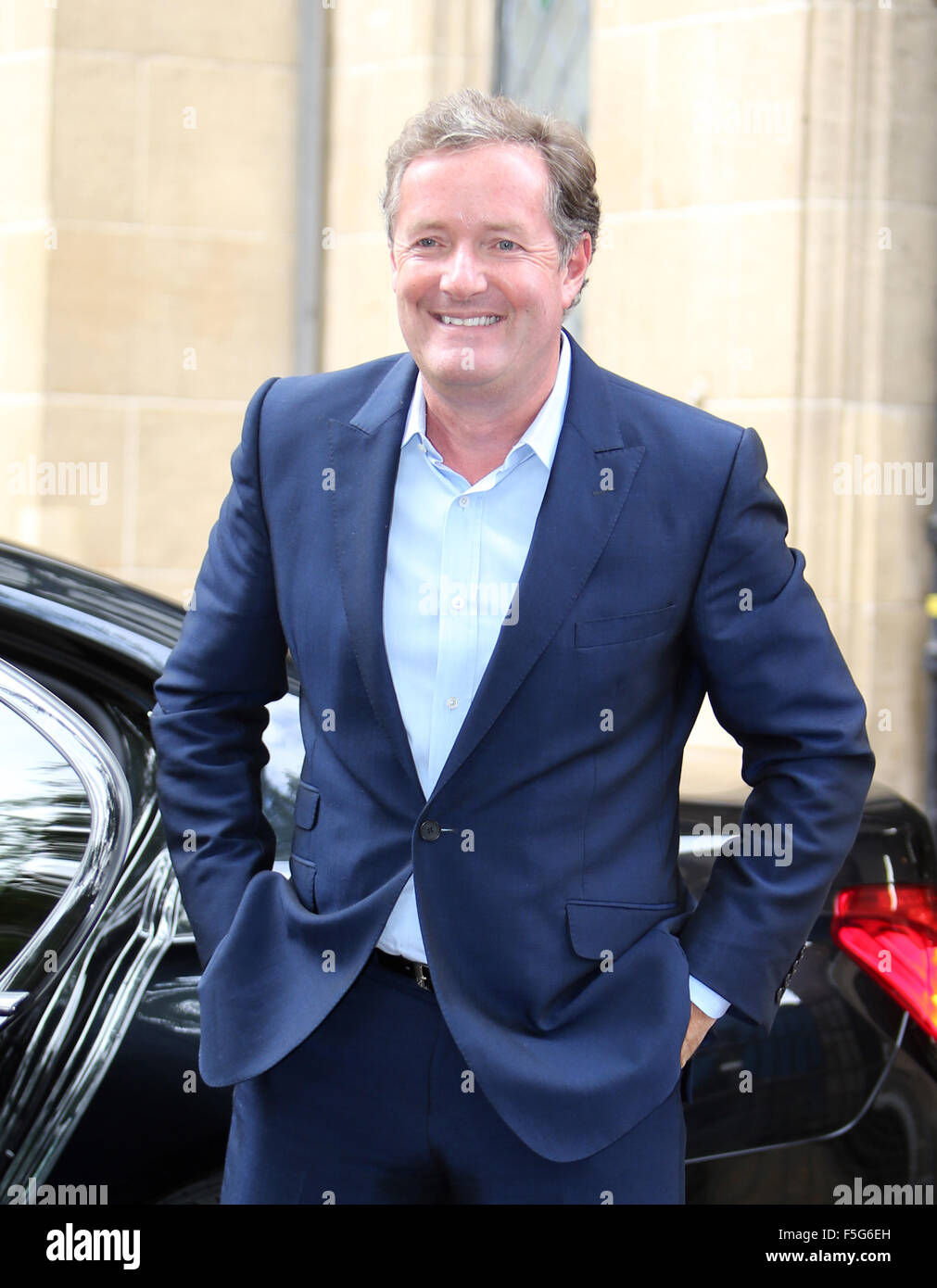 Piers Morgan outside ITV Studios Featuring: Piers Morgan Where: London ...
