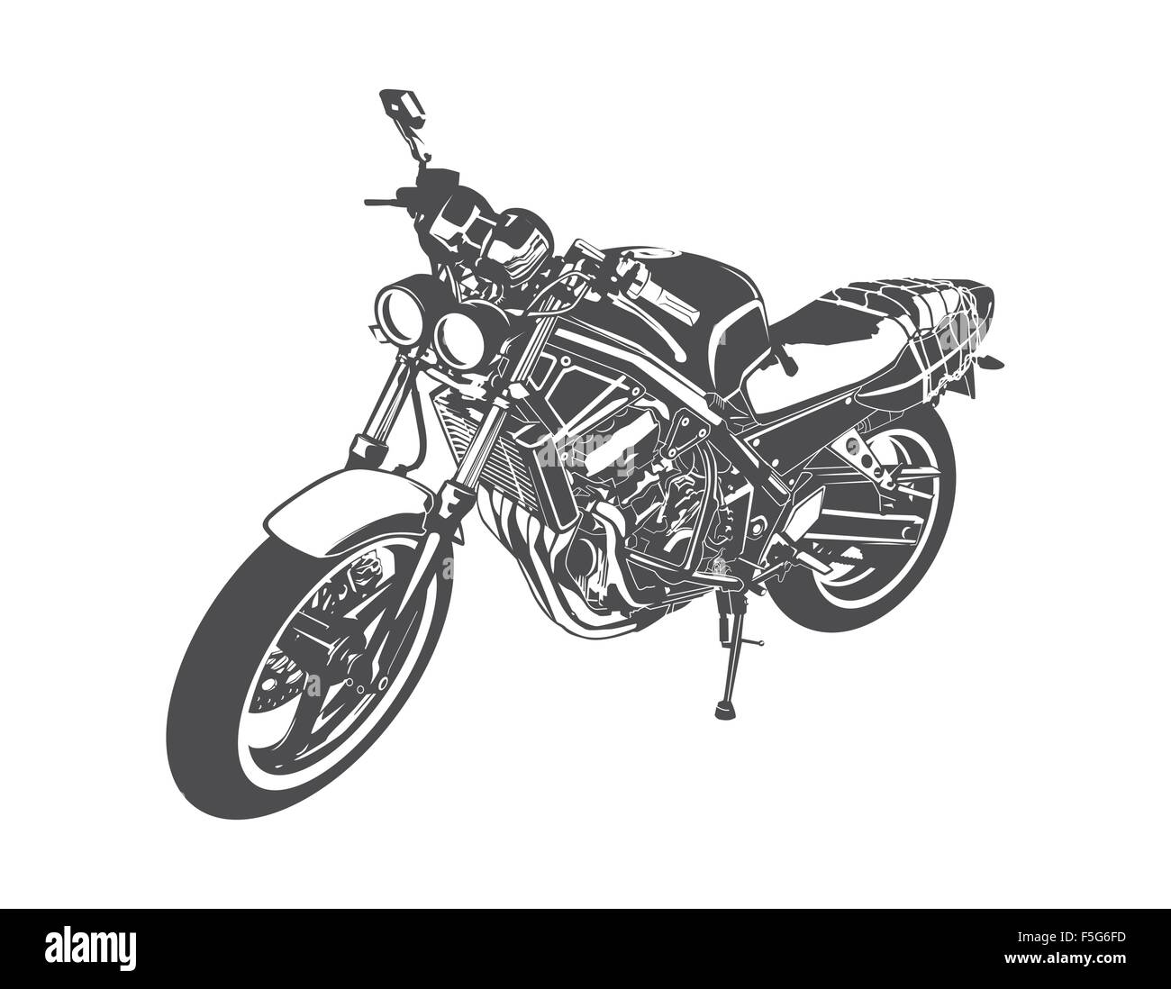 Sport motorcycle vector Stock Vector Image & Art - Alamy