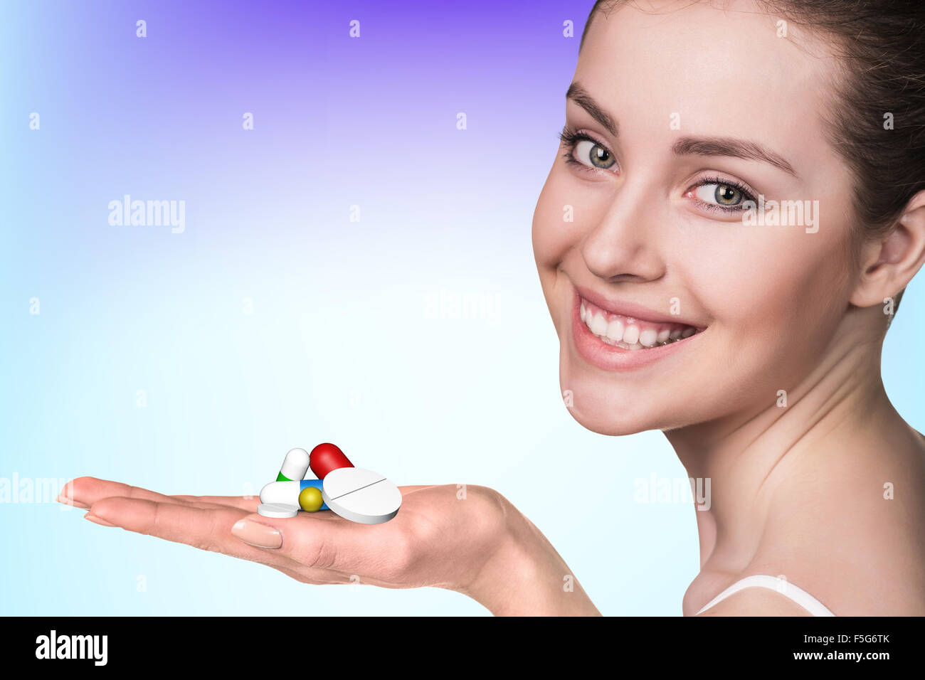 Young pretty female woman hi-res stock photography and images - Alamy