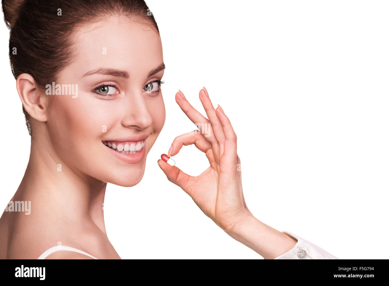 Hand smile in hand hi-res stock photography and images - Alamy