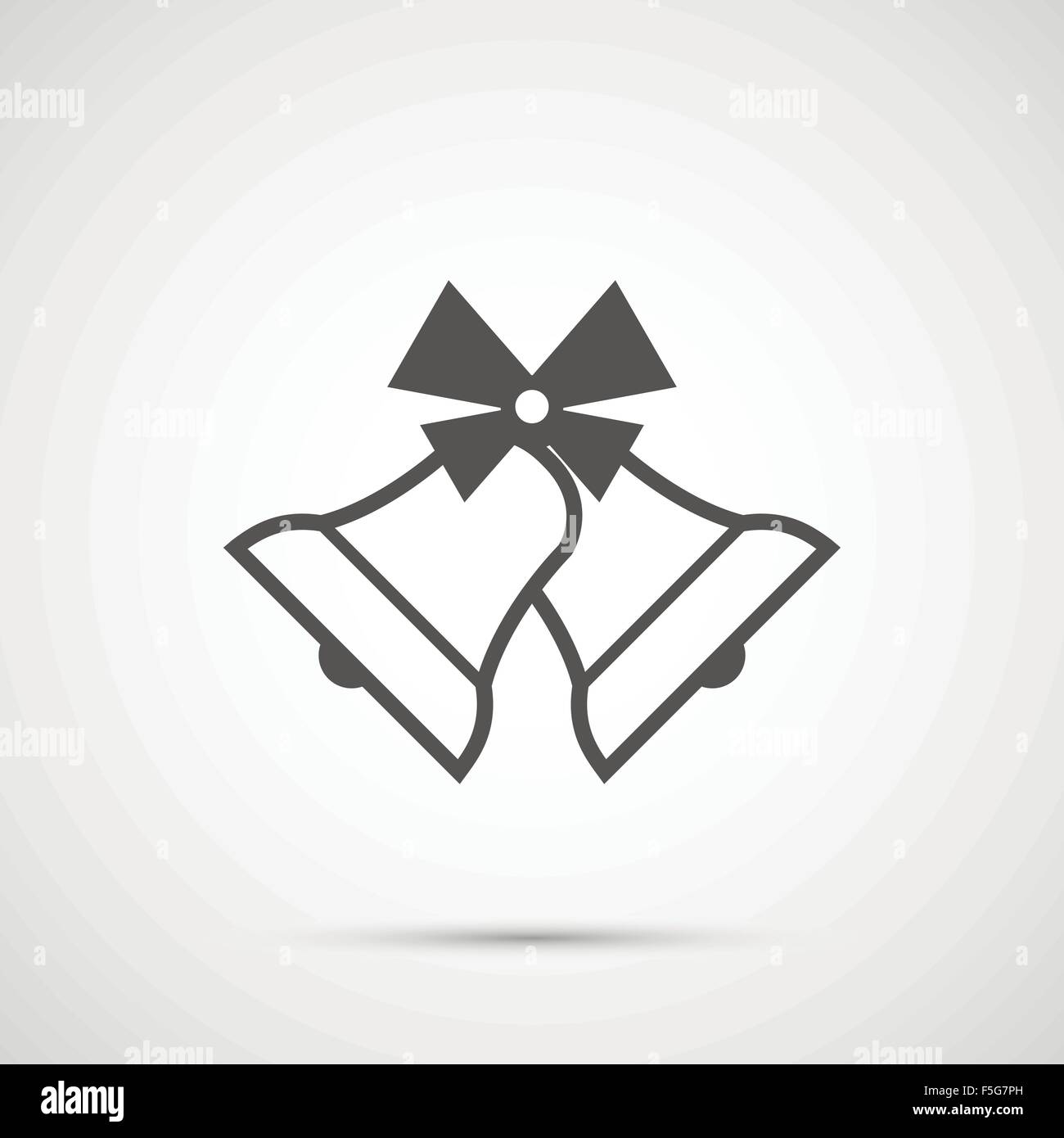 Icon Christmas bell for holiday season Stock Vector Image & Art - Alamy