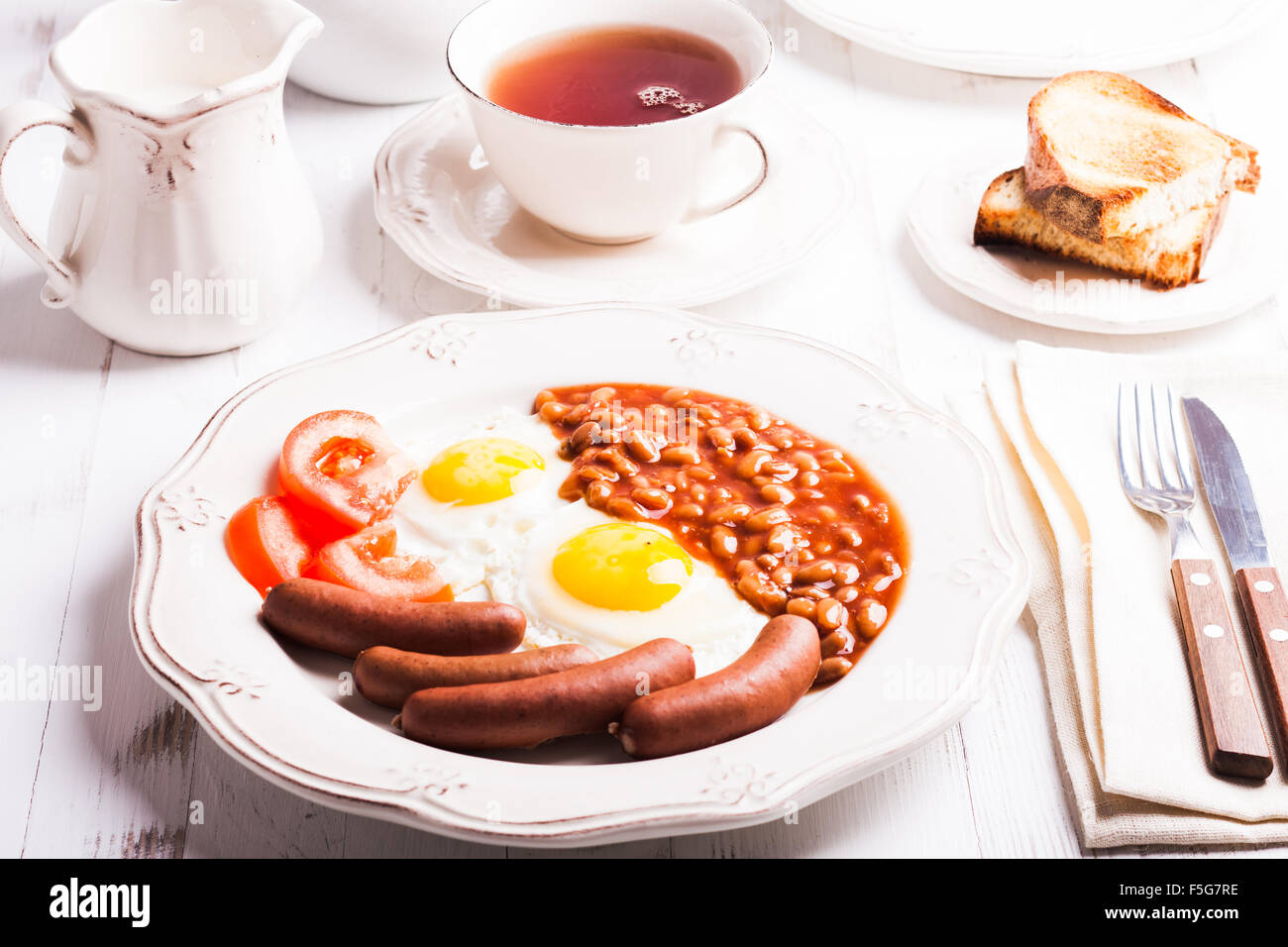 The English breakfast Stock Photo - Alamy