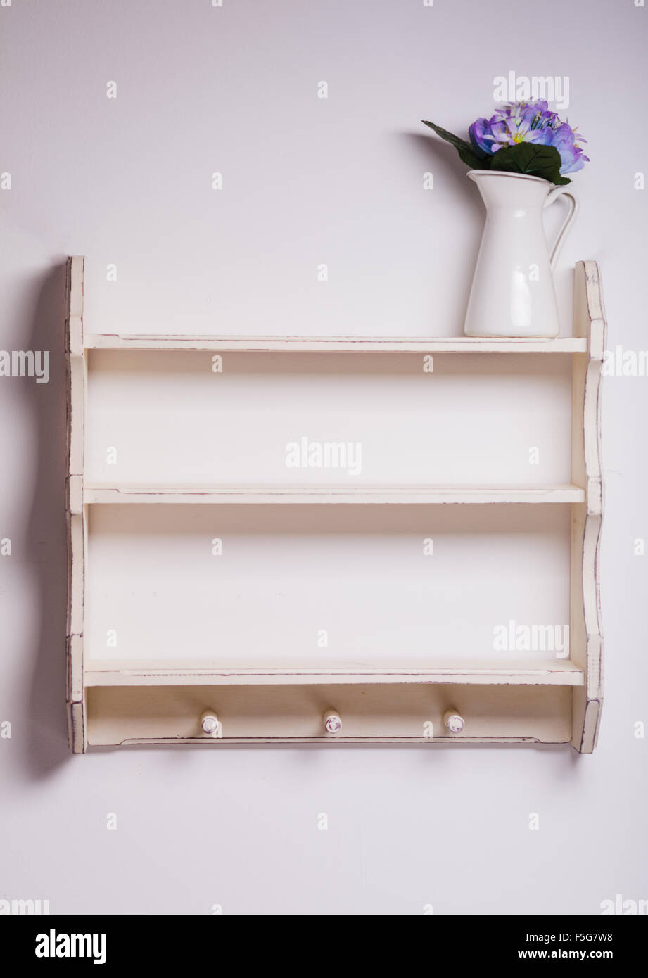 Empty kitchen shelf Stock Photo - Alamy