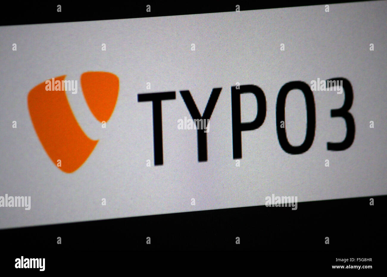 Markenname: "Typo3", Berlin Stock Photo - Alamy