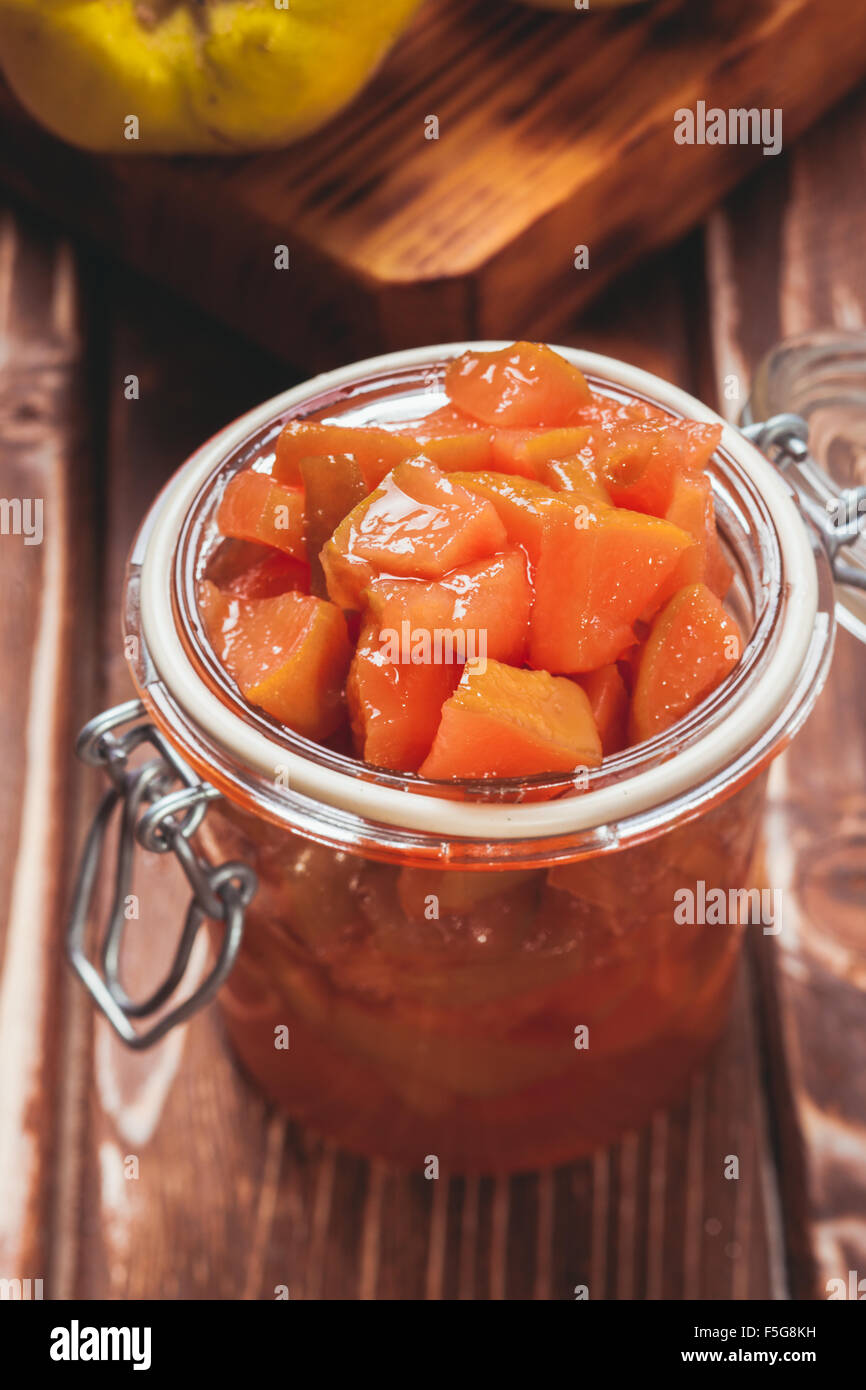 The Quince jam Stock Photo - Alamy