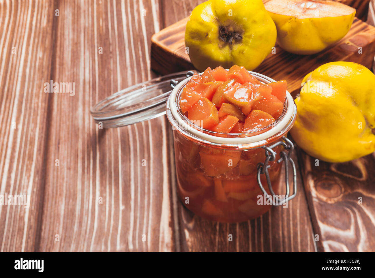 The Quince jam Stock Photo - Alamy