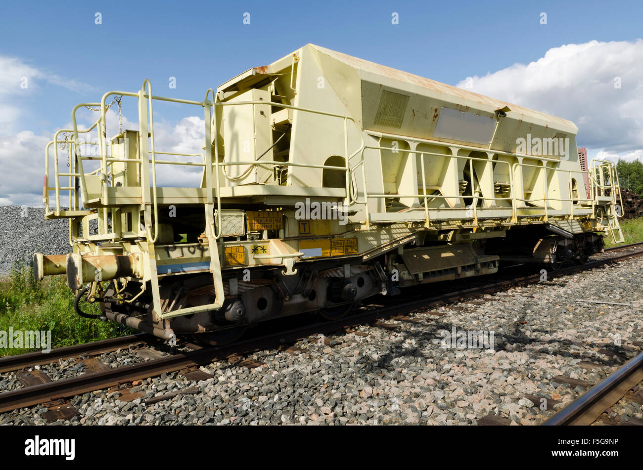 Railway transporter from the North of Sweden Stock Photo - Alamy