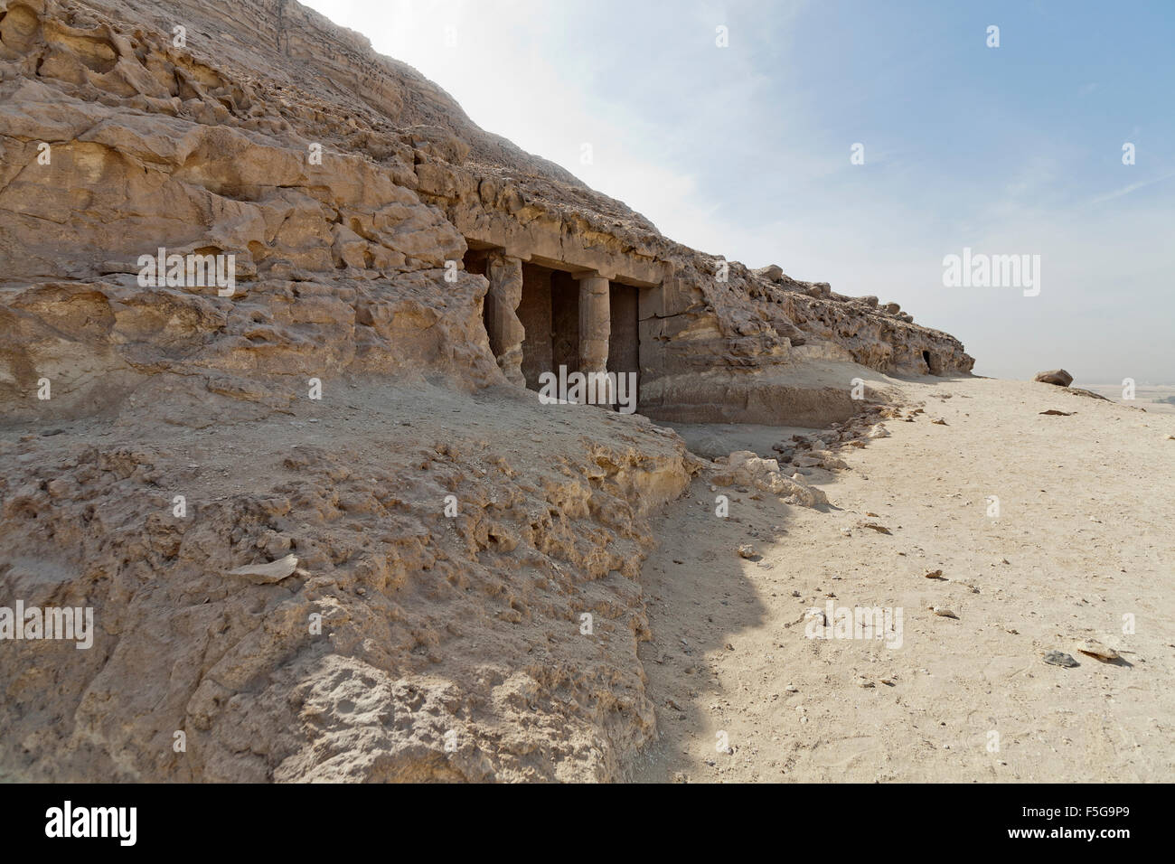 The rock tombs of Beni Hassan between Minya and Mallawi, Middle Egypt ...