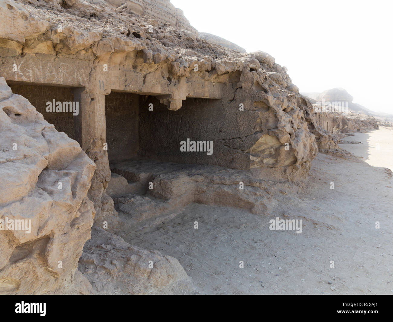The rock tombs of Beni Hassan between Minya and Mallawi, Middle Egypt ...