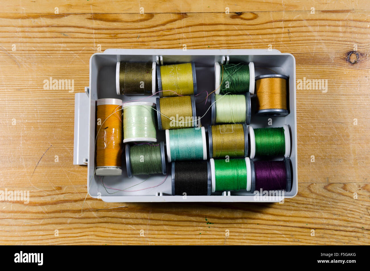 Cotton reels needle hi-res stock photography and images - Alamy