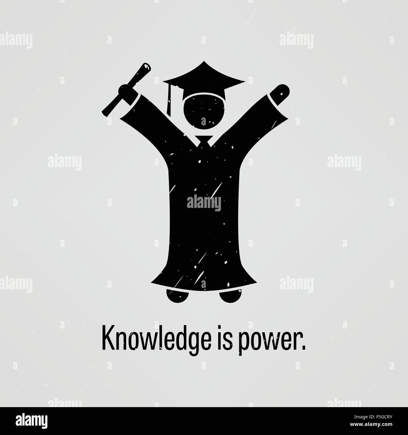 Knowledge is Power Stock Vector Image & Art - Alamy