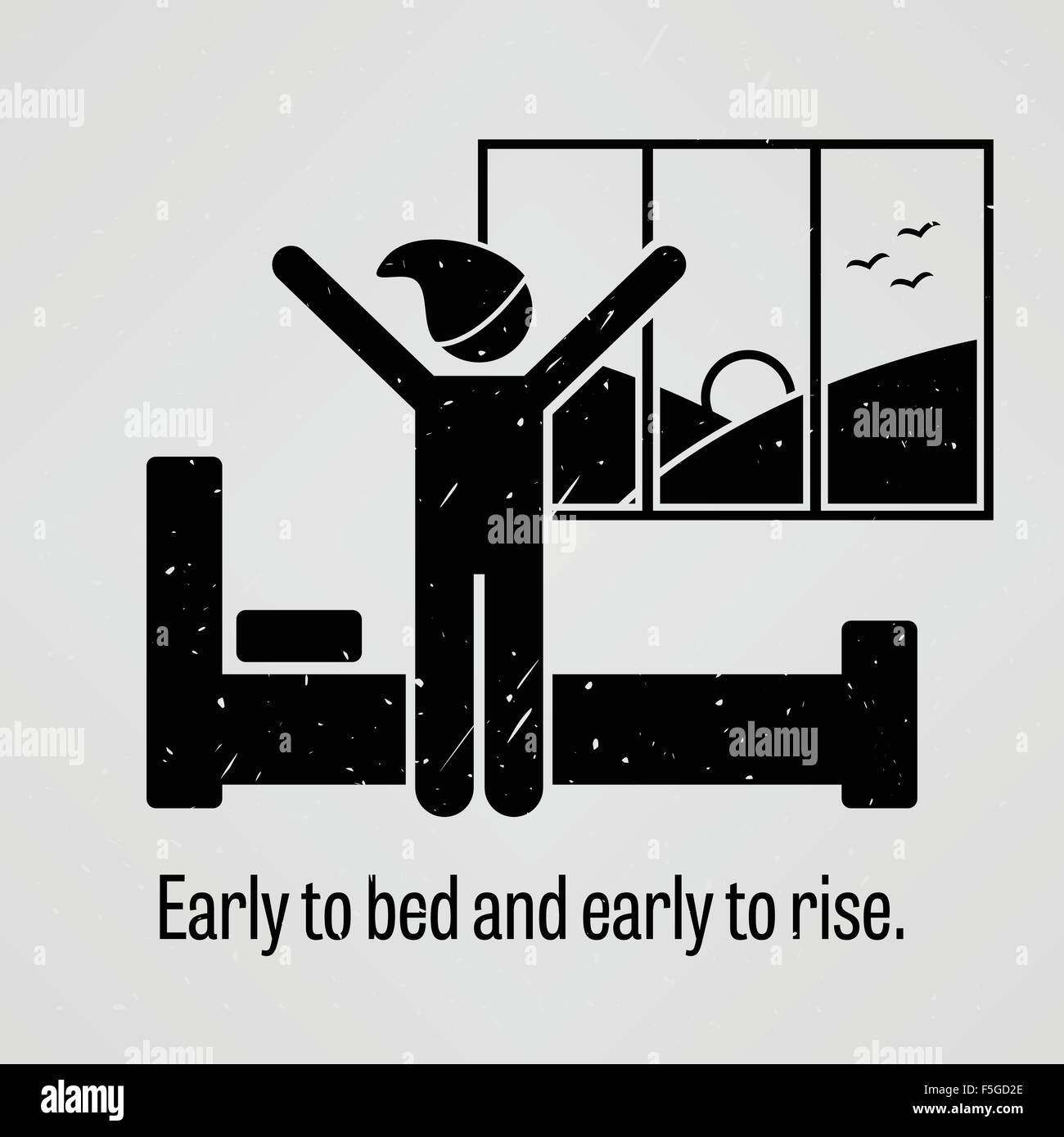 Raising bed Stock Vector Images - Alamy