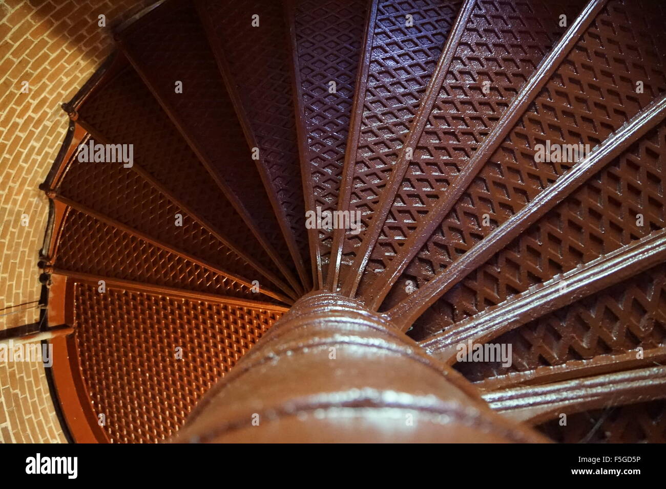 Staircase at Assateague Lighthouse Stock Photo - Alamy