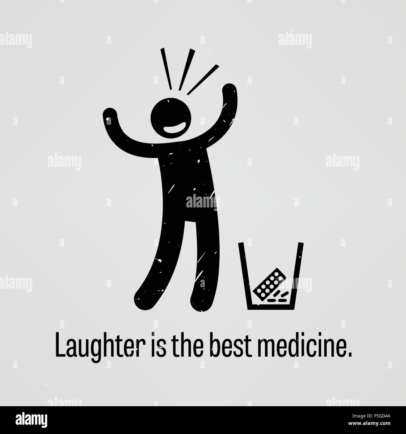 Laughter joyful Stock Vector Images - Alamy