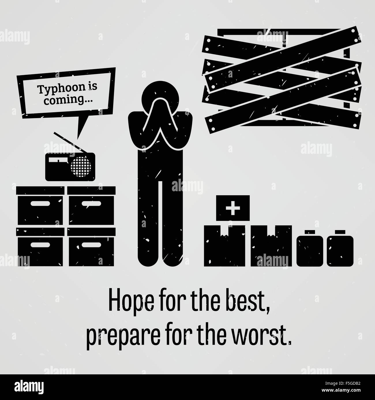 Optimism concept hope Stock Vector Images - Alamy