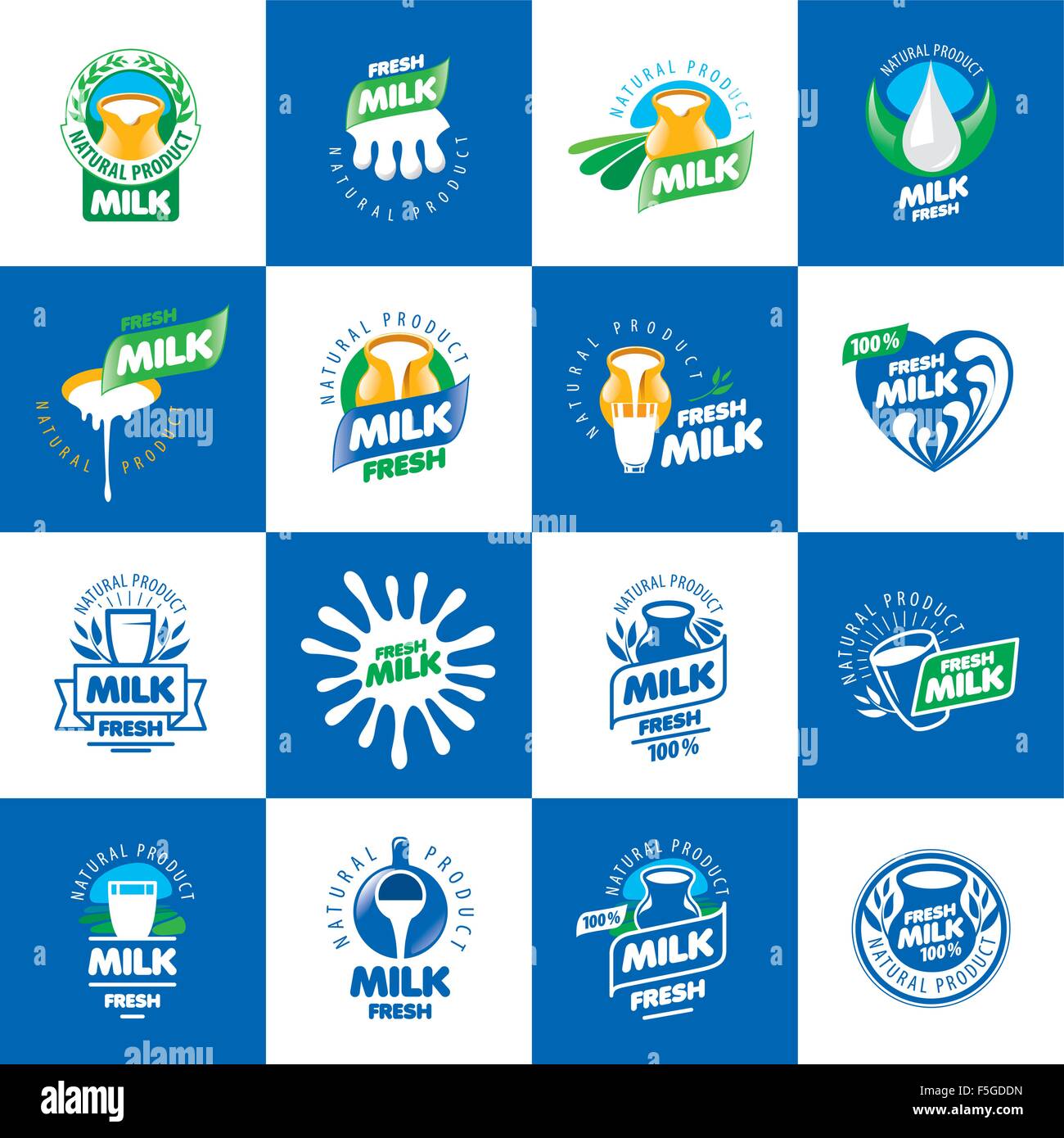 Vector Milk logo Stock Vector Image & Art - Alamy