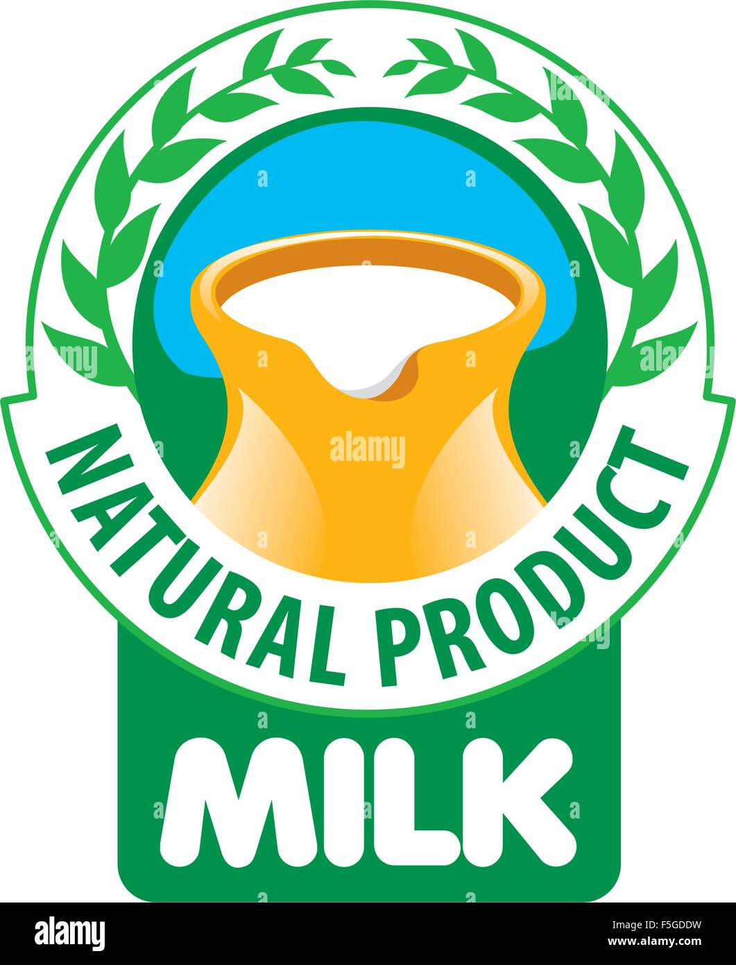 Vector Milk Logo Stock Vector Image And Art Alamy
