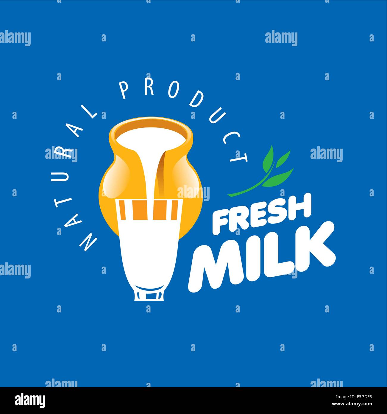 Vector Milk logo Stock Vector Image & Art - Alamy