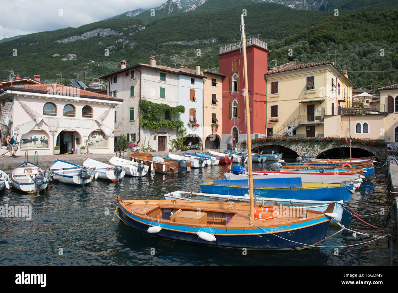 Cassone, Italy, the small port of Cassone Stock Photo - Alamy