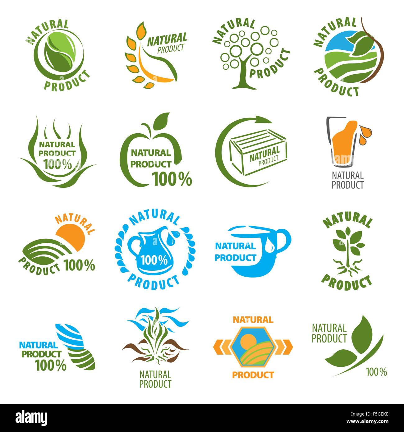 Set of organic-bio labels Stock Vector Image & Art - Alamy