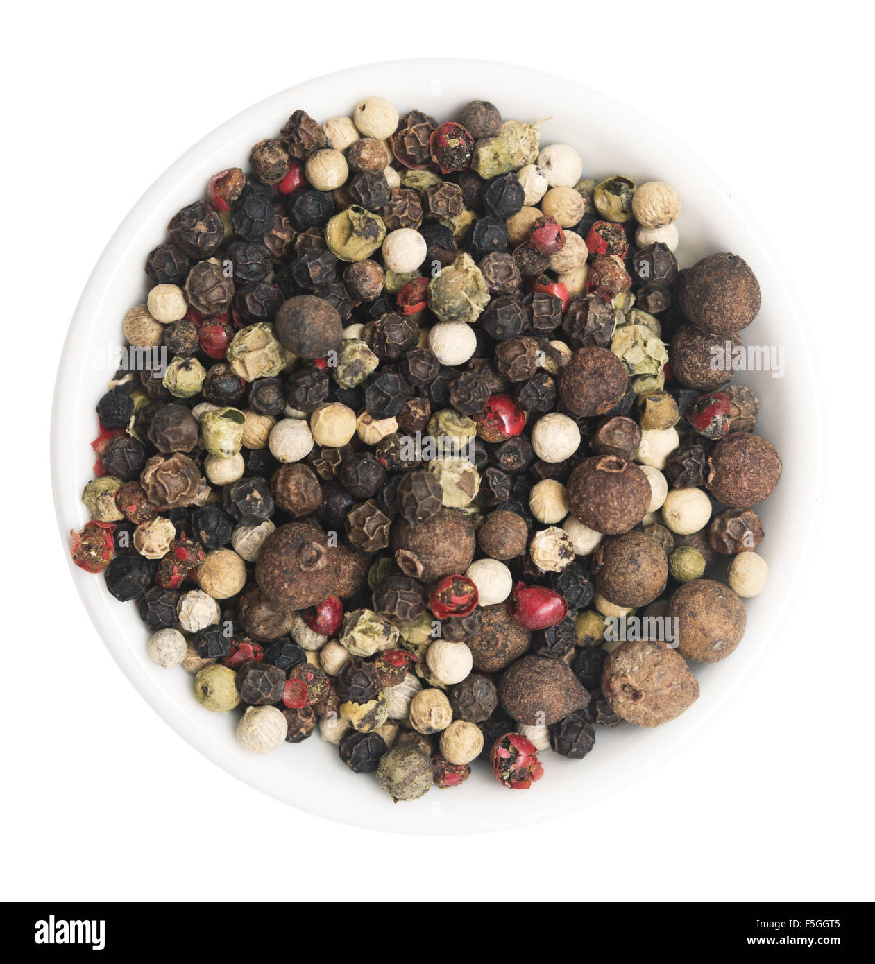 pepper mix isolated on white background Stock Photo - Alamy