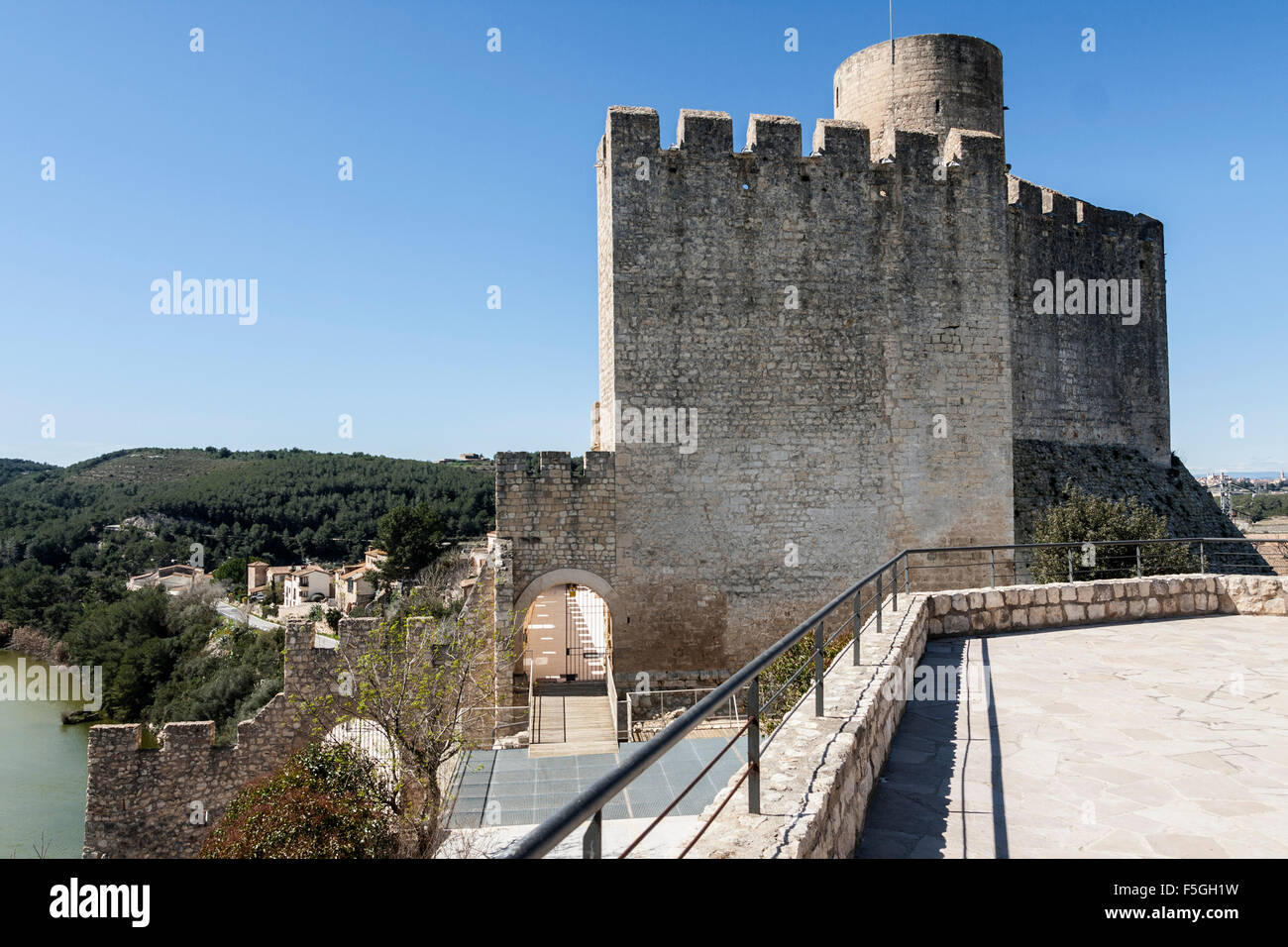 Castellet i la Gornal castle Stock Photo - Alamy